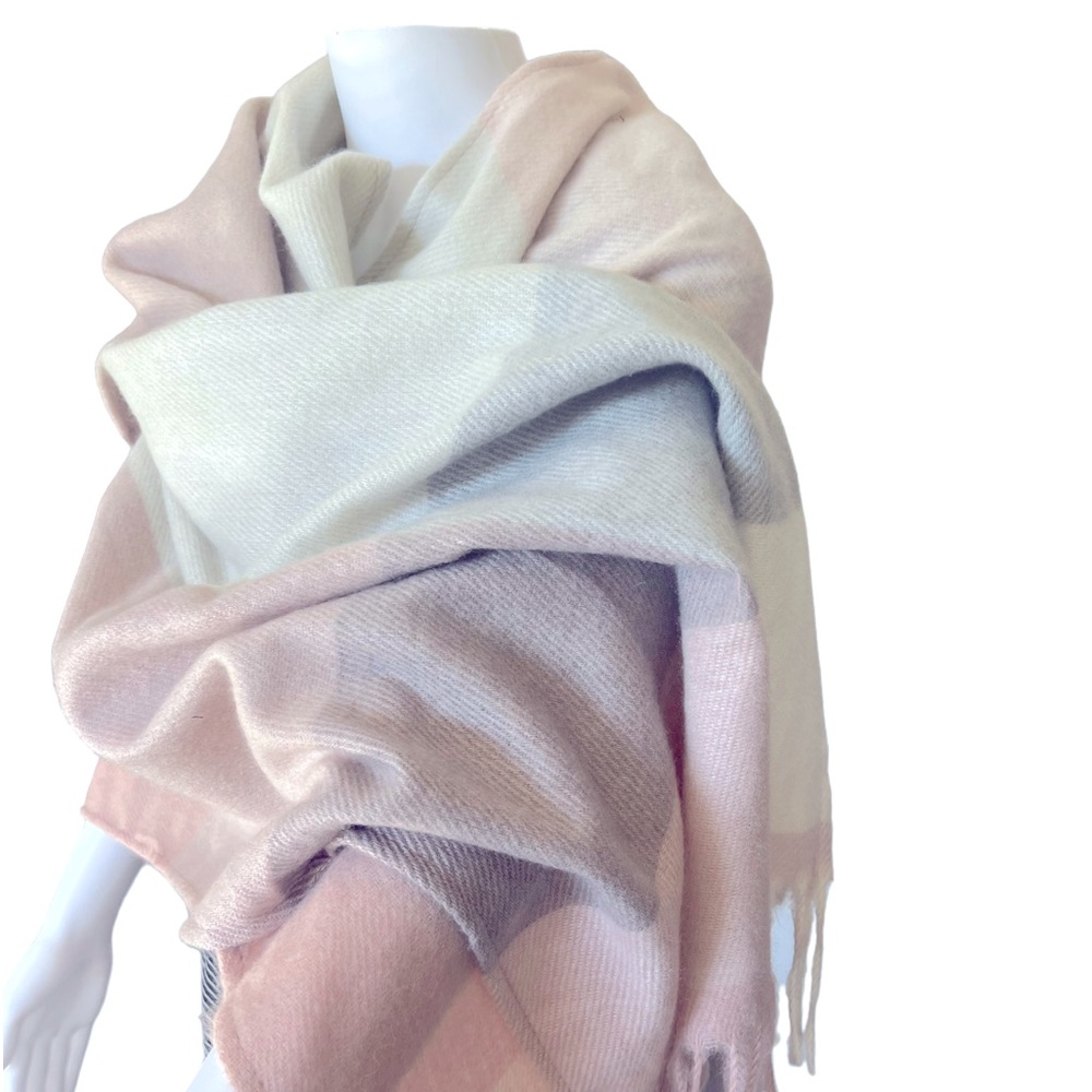Woolrich Throw Shawl Wrap Multi Use Pastel Super Soft… - Gem